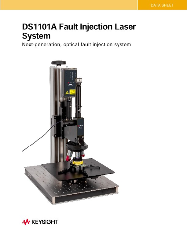 DS1101A Fault Injection Laser System PDF Asset Page | Keysight